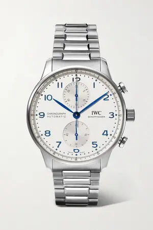 IWC SCHAFFHAUSEN Portugieser Automatic Chronograph 41mm Stainless Steel Watch - Silver
