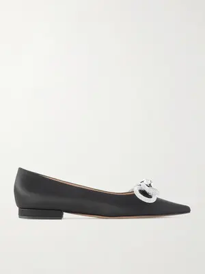 Mach & Mach Double Bow Point-toe Flats
