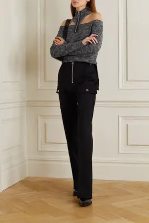 CHRISTOPHER KANE Cold-shoulder Wool Sweater