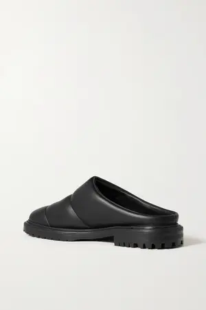 Staud Astro Quilted Vegan Leather Mules