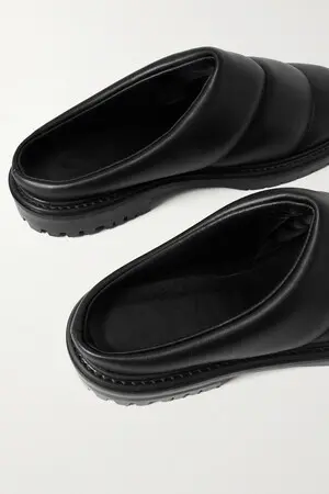 Staud Astro Quilted Vegan Leather Mules