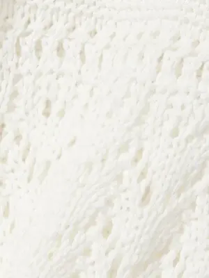 LoveShackFancy Fosta Crocheted Flared Pants