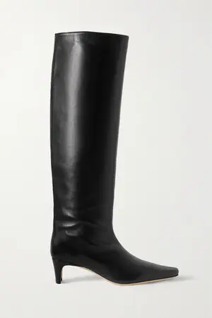 Staud Wally Leather Knee Boots