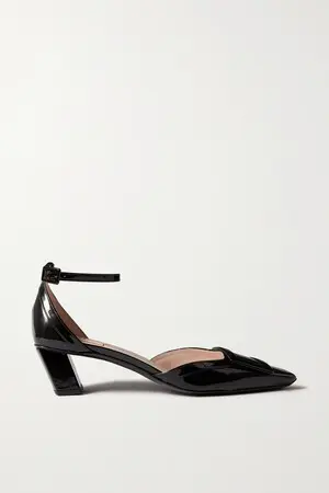 ROGER VIVIER Belle Vivier 45 Patent-leather Pumps