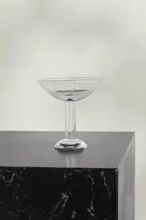 LOUISE ROE Bubble Glass Champagne Coupe - Neutrals