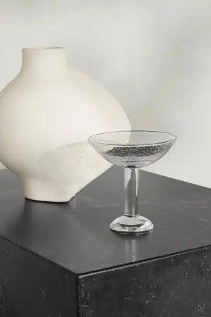 LOUISE ROE Bubble Glass Champagne Coupe