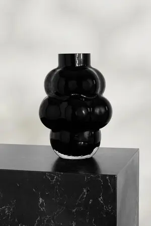 LOUISE ROE Balloon 04 Glass Vase - Black