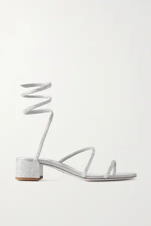Rene Caovilla Cleo Crystal-embellished Sandals