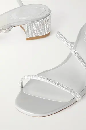 Rene Caovilla Cleo Crystal-embellished Sandals