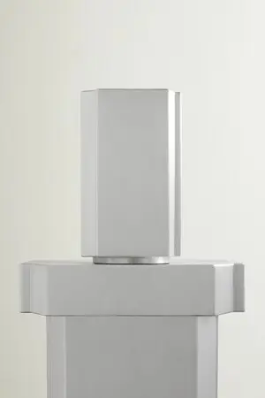 LOUISE ROE Funki Small Brushed Aluminium Pot