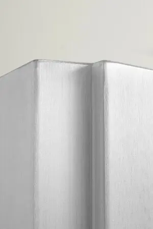 LOUISE ROE Funki Small Brushed Aluminium Pot