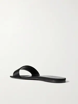 THE ROW Combo Satin Slides