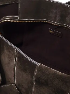 METIER Market Small Suede Tote - Brown