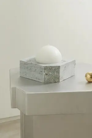 LOUISE ROE Gallery Object Stone Candle Holder