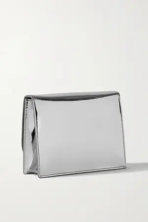 Dolce & Gabbana Metallic Patent-leather Shoulder Bag