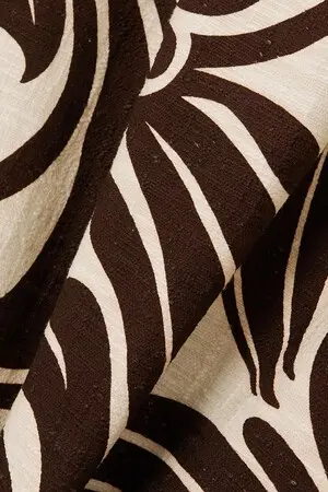 La DoubleJ The Kaftan" Printed Cotton-blend Mini Dress