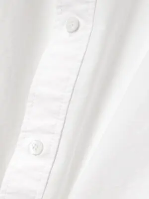 Balenciaga Oversized Off-the-shoulder Cotton Poplin Shirt
