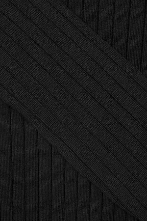 THE ROW Ash Open-back Ribbed Silk Sweater