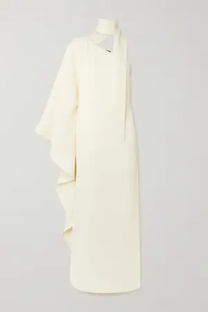 TALLER MARMO Net Sustain Ubud One-shoulder Gown