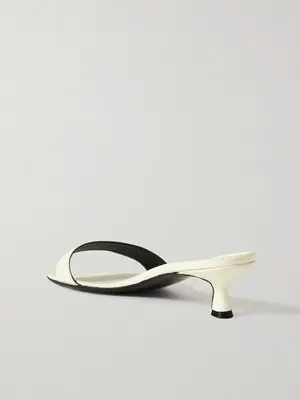 Loulou De Saison Loulou Studio Elys Leather Mules - Neutrals