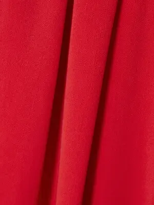 Staud Luisa Pleated Twill Wide-leg Pants