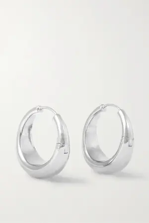 Lié Studio The Andrea Hoop Earrings - Silver