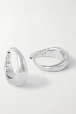 Lié Studio The Andrea Hoop Earrings - Silver