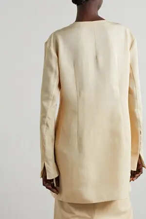 THE ROW Berilla Twill Blouse