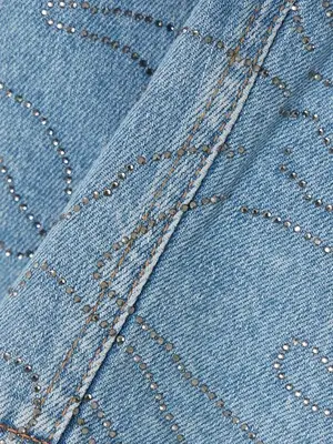ROTATE BY BIRGER CHRISTENSEN Cropped Sequined Top