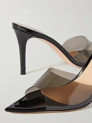GIANVITO ROSSI Elle 85 Mules - Black