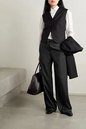 THE ROW Bufus Wool Straight-leg Pants