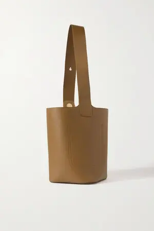 Loewe Pebble Leather Bucket Bag - Brown