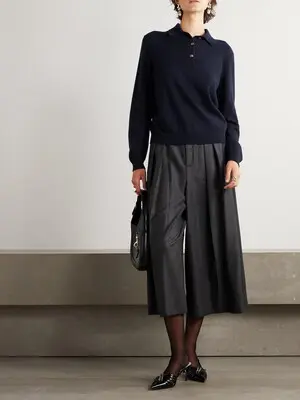 Loro Piana Cashmere Polo Sweater