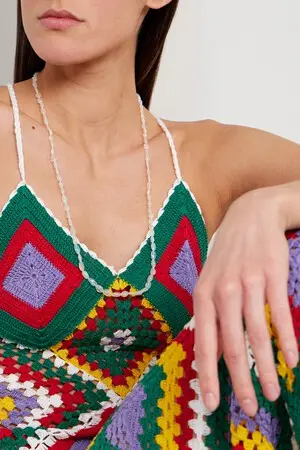 Fry Powers 18-karat Gold Opal Necklace