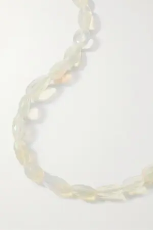 Fry Powers 18-karat Gold Opal Necklace