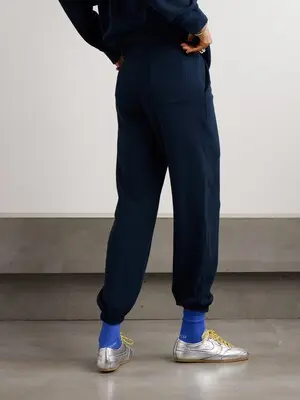THE ELDER STATESMAN Cotton And Cashmere-blend Track Pants