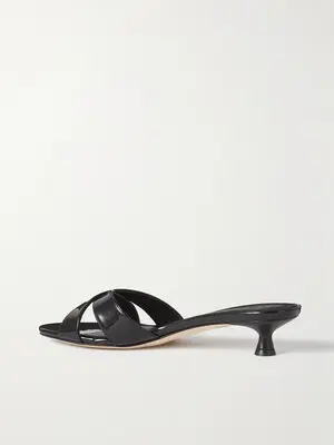 AeydĒ Stina Patent-leather Sandals