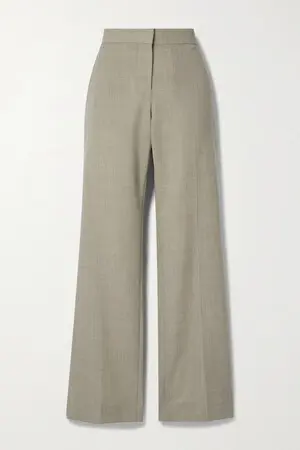 THE ROW Baer Straight-leg Wool Pants