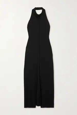 THE ROW Brynlee Open-back Jersey Midi Dress