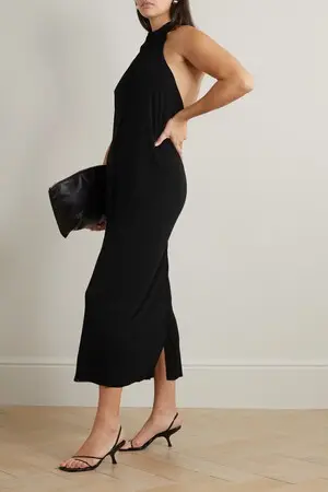THE ROW Brynlee Open-back Jersey Midi Dress