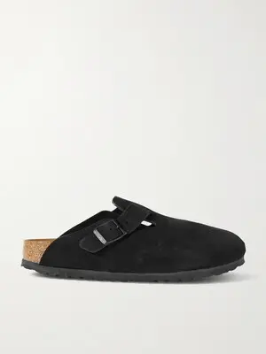 BIRKENSTOCK Boston Suede Clogs