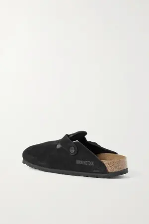 BIRKENSTOCK Boston Suede Clogs
