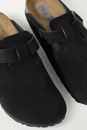 BIRKENSTOCK Boston Suede Clogs