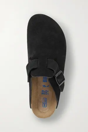 BIRKENSTOCK Boston Suede Clogs