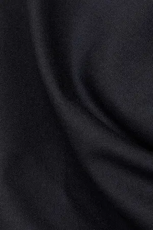 THE ROW Berna Draped Open-back Wool Midi Dress