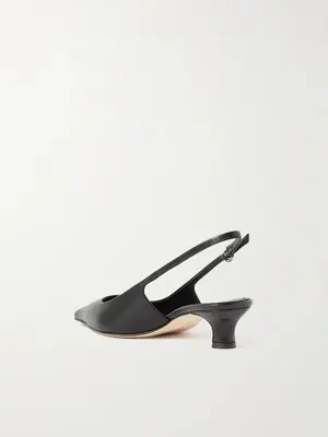 AeydĒ Catrina Leather Slingback Pumps