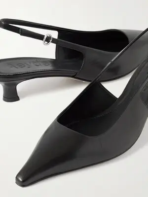 AeydĒ Catrina Leather Slingback Pumps