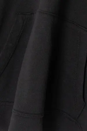 JAMES PERSE Cropped Cotton-jersey Hoodie