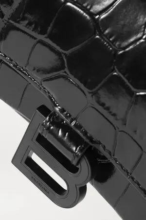 Balenciaga Hourglass Xs Tote - Black