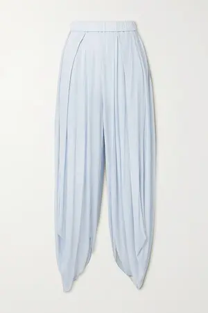Loewe Balloon Draped Crepe Tapered Pants